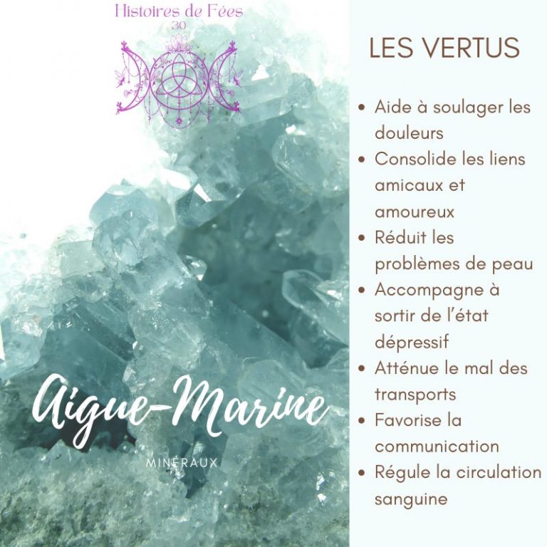Pierre Aigue-Marine : Vertus et propriétés