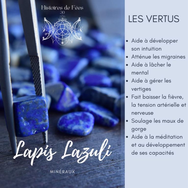 La pierre Lapis Lazuli : vertus & propriétés