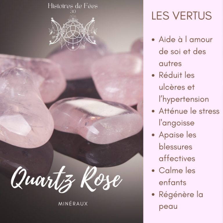 Le Quartz rose : Pierre d’amour
